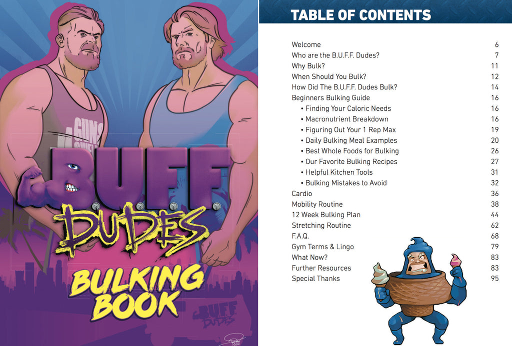 | B.U.F.F. Dudes Bulking Book (.PDF VERSION) | Buff Dudes
