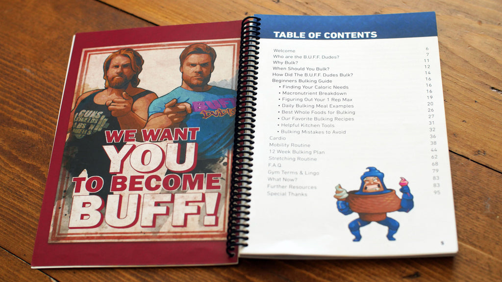 | B.U.F.F. Dudes Bulking Book | Buff Dudes